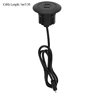 Electric Recliner Chair Sofa Replacement Button, Recliner Remote Replacement, Power Socket Dual USB Phone Charging Port for Power Recliner Chair Sofa