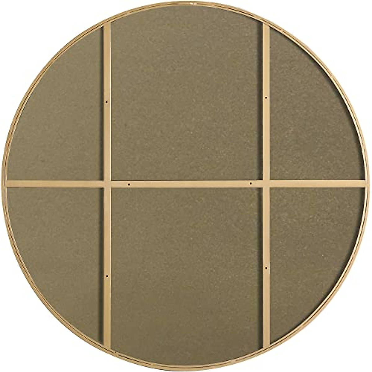 Living District Elegant Decor MR4045BR Eternity Mirror, Brass