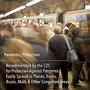 Honeywell Safety Products SAF-T-Fit Plus Disposable Lead Paint Removal P100 Respirator Mask with Exhalation Valve, 1-Pack (RWS-54020)