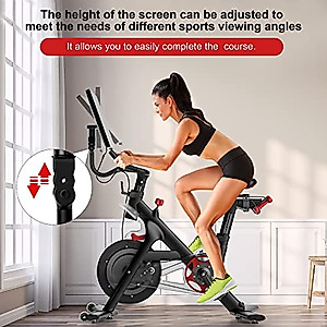 COOLWUFAN 360 Degree Screen Swivel Mount for Peloton Bike, Upgraded Screen Swivel for Peloton, Accessory to Turn for Peloton Bike Screens, Accessories for Peloton(Not Compatible with Peloton Bike+)