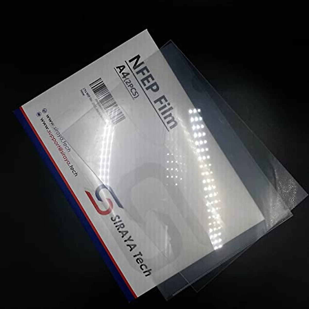 Siraya Tech 2 Pcs NFEP Film - A4 Size (210 X 297mm) Better Durability Fewer Layer Lines Accurate Print Results Great for Resin Printing Better Performance Over FEP for LCD DLP 3D Printers