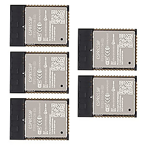 DORHEA 5PCS ESP-WROOM-32D ESP32 Bluetooth and WiFi Low Power Module integrates ESP32-D0WD Generic Wi-Fi+BT+BLE MCU Modules for Voice Encoding Music Streaming and MP3 Decoding