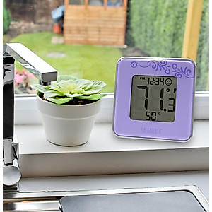 La Crosse Technology 302-604P Purple Indoor Digital Thermometer & Hygrometer Station with Comfort Level icon