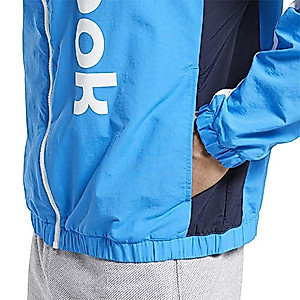 Reebok Training Essentials Linear Logo Full Zip Jacket, Horizon Blue, S