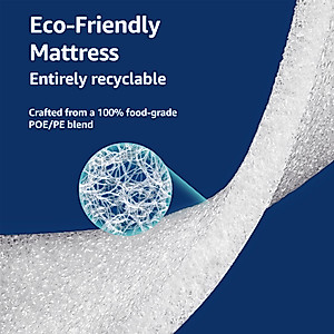 Extra Firm Mattress Topper, 3 Inch Foldable Mattress Queen POE Material from Japan Improvement Over Traditional Gel, Latex, Memory Foam, 100% Washable Breathable Elastic for Back Support 60"x80"