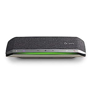 Poly - Sync 40 Smart Speakerphone (Plantronics) - Flexible Work Spaces - Connect to PC/Mac via Combined USB-A/USB-C Cable and Smartphones via Bluetooth - Works with Teams (Certified), Zoom & More