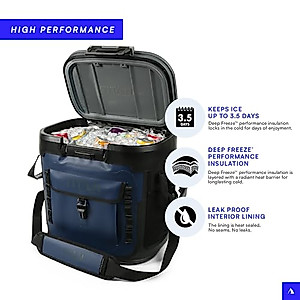 Titan Deep Freeze Welded Cooler - 36 Can Zipperless Cooler, Cold Front