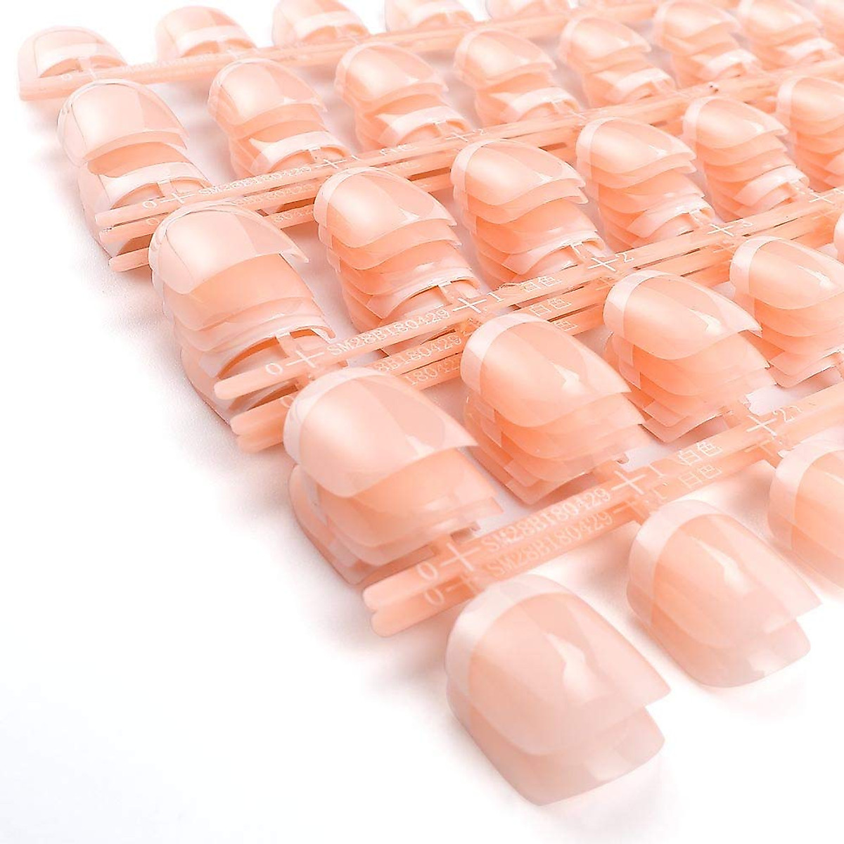 240 Pcs French Press on Nails Natural Short False Nails Solid Color Full Cover Fake Nails Artificial Acrylic Nails for DIY Nail Art Salon Women Girls