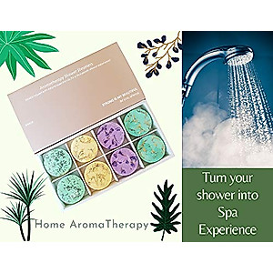 Aromatherapy Shower Steamers; Double Infused with Organic Essential Oils; Spring Gift; Hostess Gift; Thank You Gift; Mother's Day Gift
