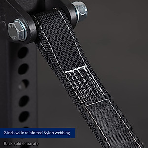 Titan Fitness T-3 Series Strap Safety System 36-in. J-Hook Style