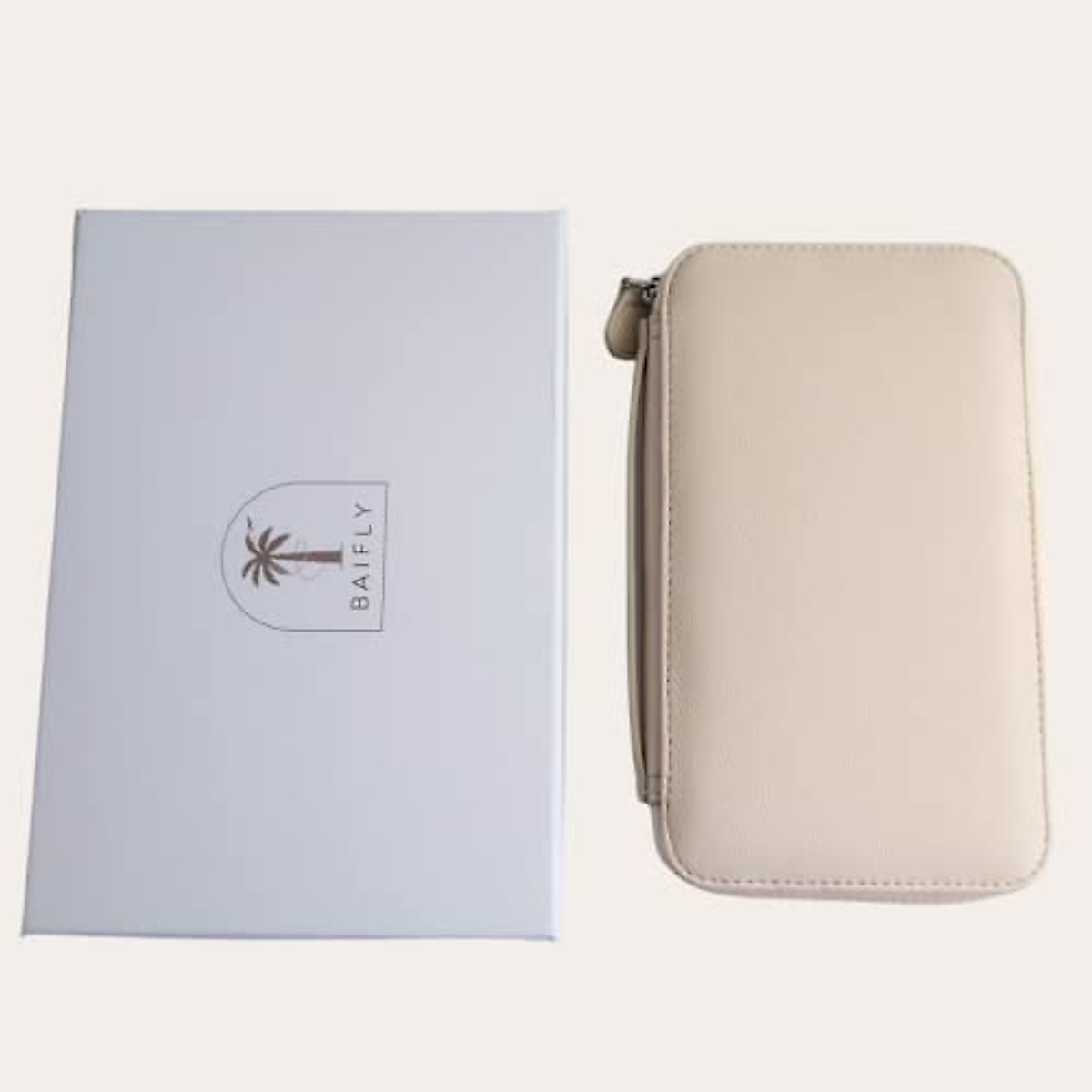 Leather Travel Document Holder - Family Passport & Boarding Pass Holder with Compartments & Slots