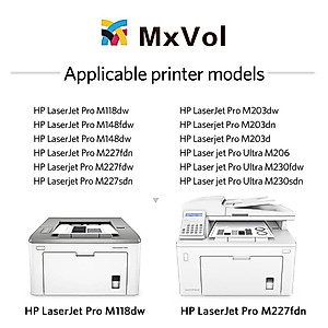 MxVol Compatible Drum Unit Replacement for HP 32A CF232A Drum Yields Up to 23,000 Pages use for HP Laserjet Pro M148dw M203dw M227fdw M118dw M148fdw M227fdn Printer, 1-Pack