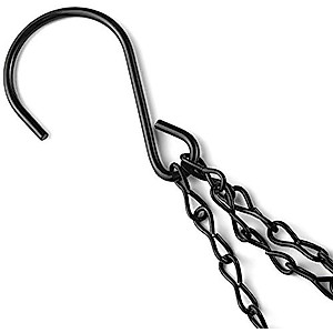 MALMO 3-Tier Wire Fruit Hanging Basket, Vegetable Kitchen Storage Basket, Iron Wire Black