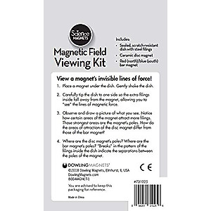 Dowling Magnets Magnetic Field Viewing Kit with Steel Filings