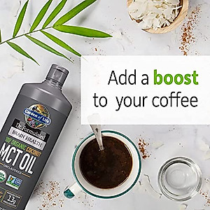 Garden of Life Dr. Formulated Brain Health 100% Organic Coconut MCT Oil 32 fl oz Unflavored, 13g MCTs, Keto & Paleo Diet Friendly Body & Brain Fuel, Certified Non-GMO Vegan & Gluten Free, Hexane-Free
