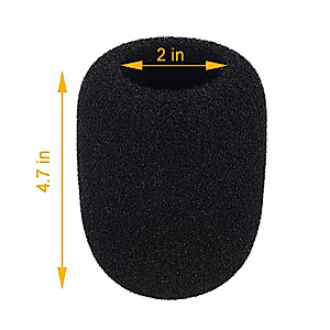 WS2 Microphone Pop Filter/Windscreen Compatible with Rode NT1-A, Procaster, podcaster, NT2-A,K2, NT1000, NT2000and Broadcaster Microphones by SUNMON