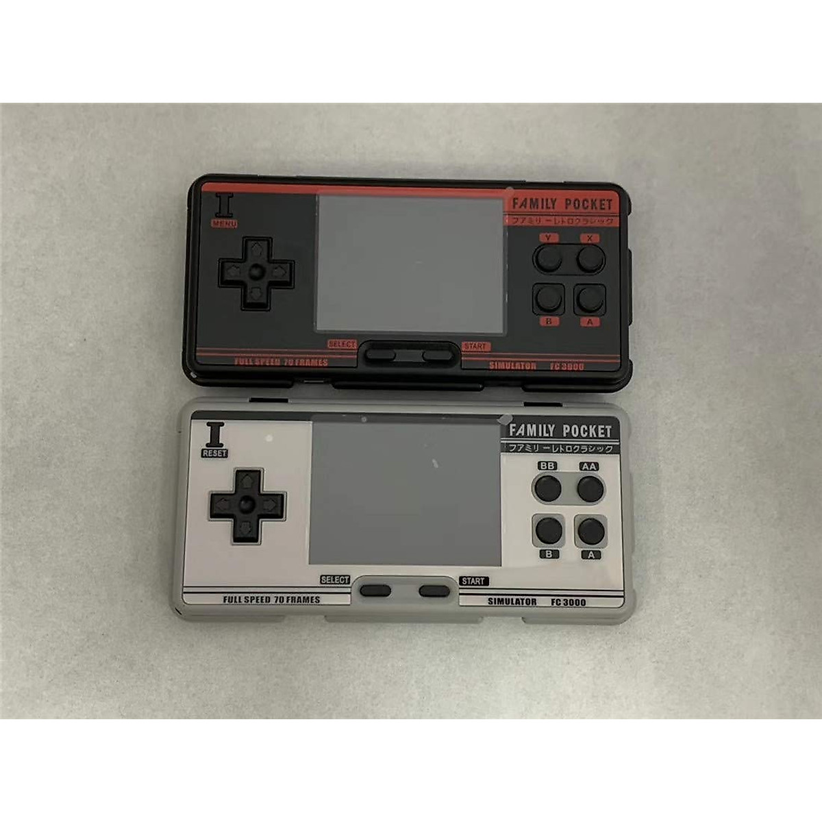 SZRendaysa Handheld Game Console ,Video Gaming Console 8 Bit 2g Memory Simulator FC3000 Handheld Children Color Game PXPX7 Family TV Video Consoles (Black)