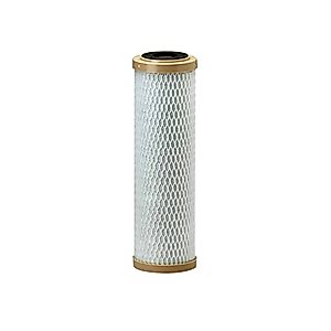 Pentair Pentek CCBC-10 Carbon Water Filter, 10-Inch, Under Sink Coconut-Based Carbon Block Replacement Cartridge, 10" x 2.5", 1 Micron