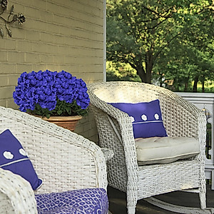 Jeejunye Hydrangea Slik Flowers Heads 12 Pieces with Stem, Fake Artificial Hydrangea Flower for Wedding Centerpiece Home Garden DIY