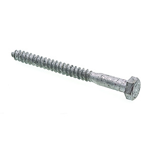 Prime-Line 9055800 Hex Lag Screws, 5/16 In. X 3-1/2 In., A307 Grade A Hot Dip Galvanized (25 Pack)