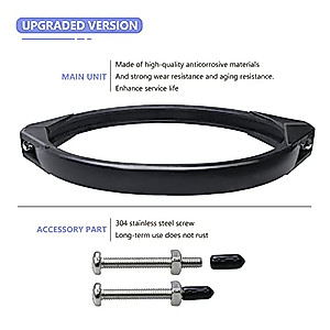 GMX600NM Noryl Flange Valve Clamp 8 to 8.5 inch,Compatible with Hayward S144T Pro Series Above Ground In Ground Pool Sand Filter,For models S144T S164T S166T S180T S210T S210S S220T S220T2 S230T S244T