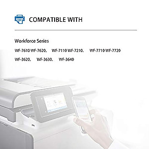 TEINO Remanufactured Ink Cartridges Replacement for Epson 252XL 252 XL for Workforce WF-7710 WF-3640 WF-7720 WF-3620 WF-7620 WF-7610 WF-7210 Printer (2 Black 2 Cyan 2 Magenta 2 Yellow, 8 Pack)