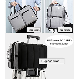 Extra Large Laptop Backpack, 40L Carry on Backpack Airline Approved Travel Backpacks Daypack Business College School Laptop Backpack with 6 Packing Cubes