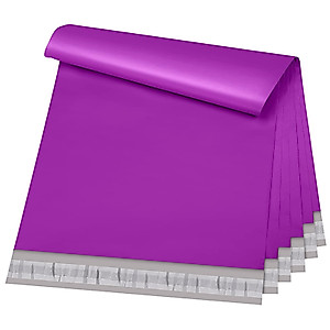 Metronic Poly Mailers 10x13 100 Pcs, Large Shipping Bags for Clothing | Strong Adhensive Mailing Bags for Small Business, Shipping Envelopes, Tear-resistant Packing Bags in Purple
