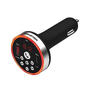 Monster Led Light Accent Bluetooth FM Transmitter
