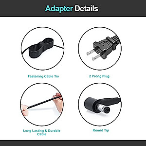 AC Charger Fit for Asus Monitor VG279Q VG278Q VG275Q VG245Q VG258Q VG258QR VG258QM VG248QG VG278QR VG278QE VG278QF TUF Gaming 10Ft Long 65W Power Supply Adapter Cord
