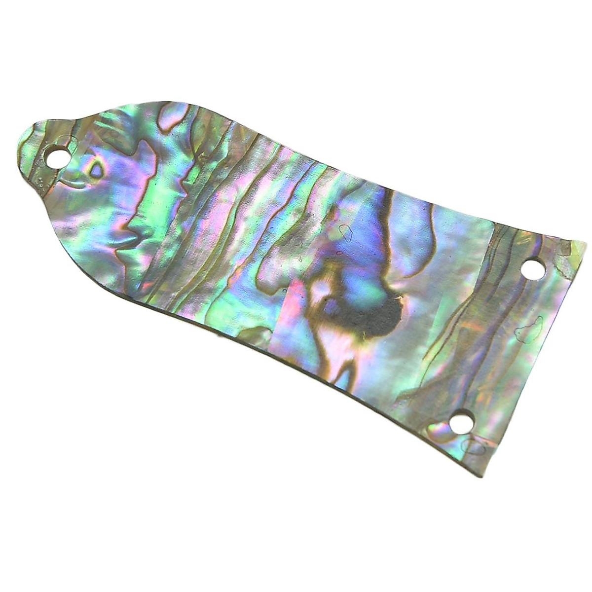 KAISH Pure Custom Made Natural Abalone Shell Guitar Truss Rod Cover with 3 Holes for Epi LP Les Paul