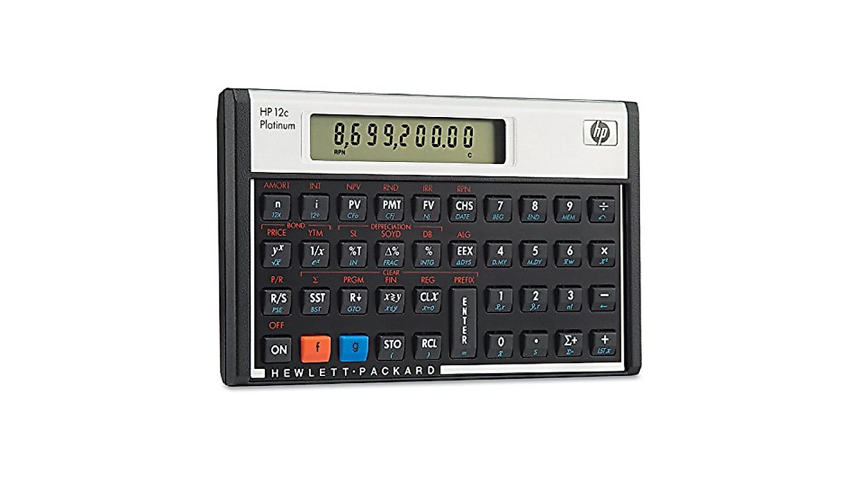 HP 12c Platinum Financial Calculator - 130+ Functions for Finance ...