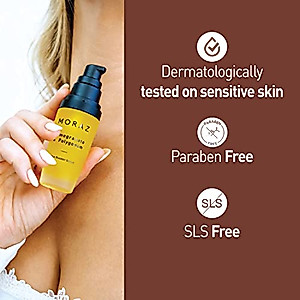 Moraz Herbal Anti Aging Triple Facial Serum with Pomegranate, Polygonum, Myrtle and Wormwood Extracts, Reduces Wrinkles, Heals and Repairs Skin and Neck,1.1 FL.OZ