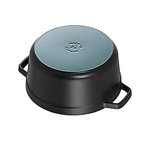 Staub Round Dutch Oven 4-Quart Matte Black