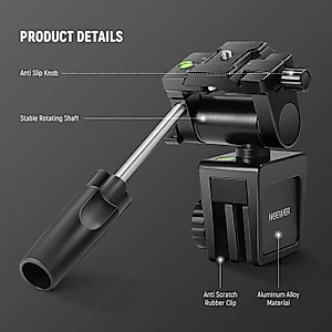 NEEWER Car Window Mount Holder for Spotting Scope with Pan Handle, Heavy Duty Suitable for SLR Camera and Telescope, 360° Pan and 120° Tilt for Observing Wildlife, Bird Watching & Scouting