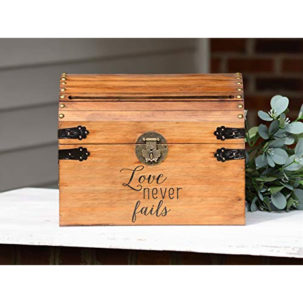 Love Never Fails Wedding 1st Corinthians Wedding Card Box