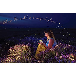 Fifi Peony's Gemstone Candles- Scented with Sweet Peonies and Infused with a Calming Amethyst Crystal and Handplaced Dried Flowers to Manifest Tranquility. Burns with an Elegant Wooden Wick. 8oz.