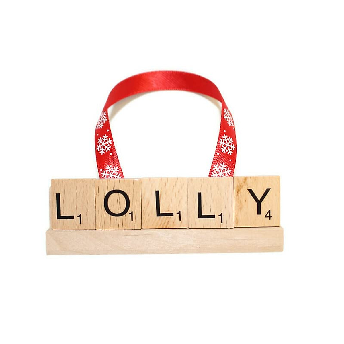 Hiding Place Boutique, Handmade Lolly Christmas Ornament, Lolli Lollie Gift Birthday Present Pop Poppop Poppy Tree Stocking Stuffer Pregnancy Announcement Baby Reveal