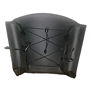 MotorToGo Compatible AquRa Kayak Seat,Adjustable Backrest Memory Cushion Kayak Canoe Seat with Detachable Zipper Bag for Sit-on-Top Kayak