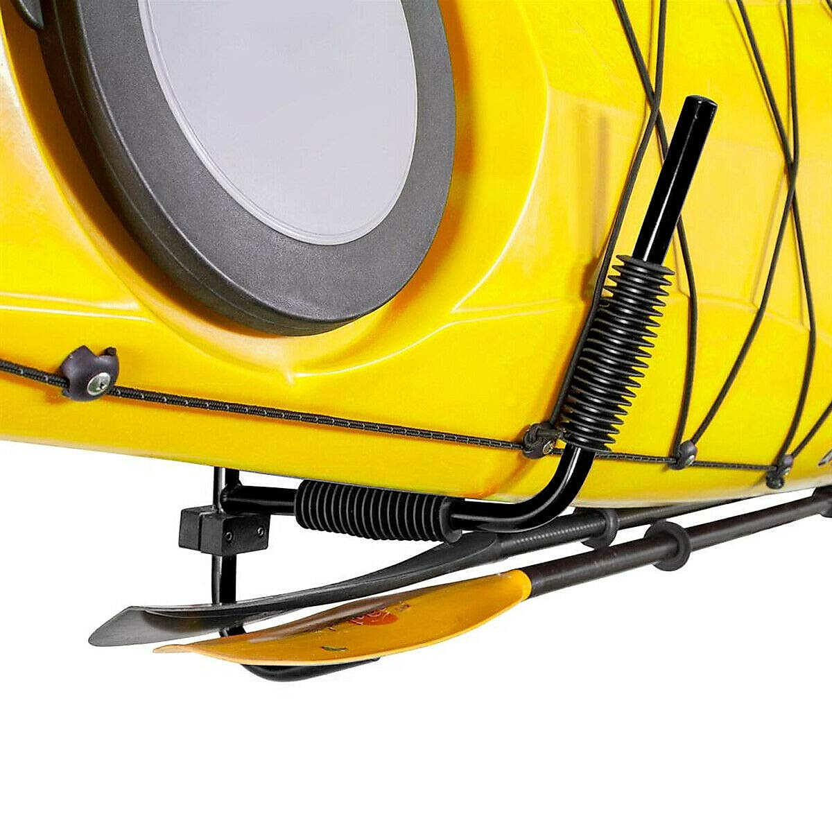 Tengchang 2 Pairs Kayak Storage Wall Mount Rack Ladder Surfboard Canoe Steel Folding Hanger