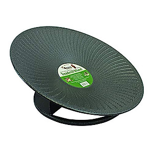 Treadmill Wheel 11" Black - All-Metal Exercise Wheel - Chinchillas, Prairie Dogs, Rats, Hedgehogs, Sugar Gliders, Squirrels, Degus, Hamsters & Other Small Animals - Smooth, Fast, Silent, Durable