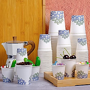 Lamosi 300 Pack 3 oz Disposable Bathroom Cups, 3oz Paper Cups for Bathroom, Mouthwash Cups, Mini Paper Cups for Parties, Picnics, Barbecues, Travel and Events