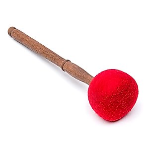 Karma Crafter Tibetan Singing Bowl Mallet Wooden Felt Striker Sound Bowl Meditation Mallet Sound Bowl Stick Meditation Yoga Tibetan sound bowl mallet (Medium Striker)