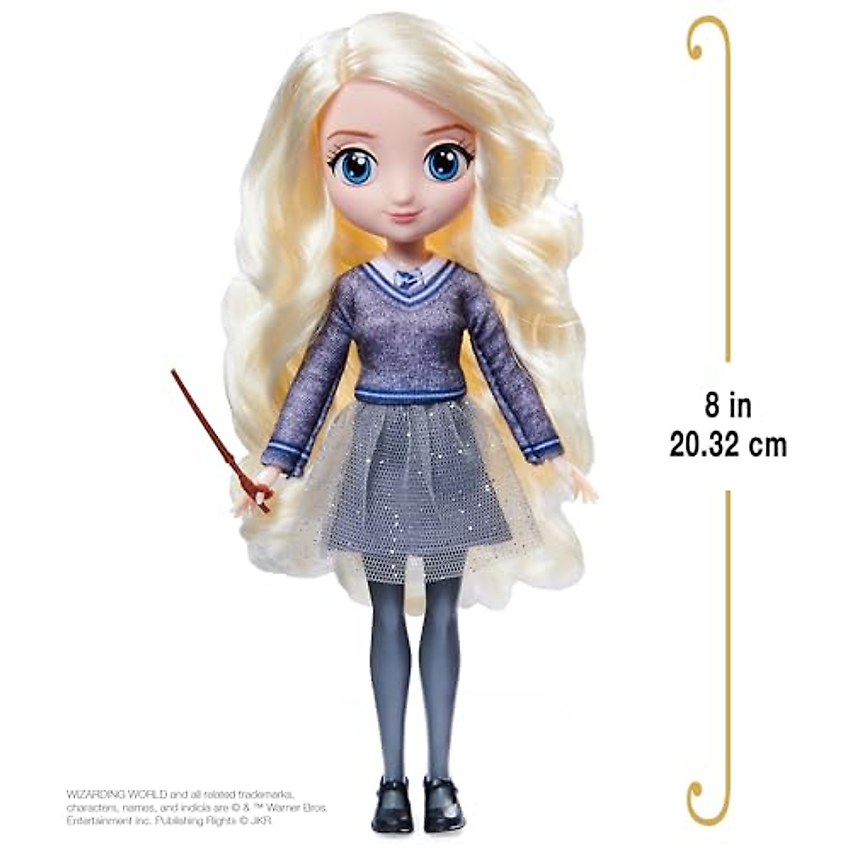 Wizarding World Harry Potter, 8-inch Luna Lovegood Doll, Kids Toys for Ages 5 and up