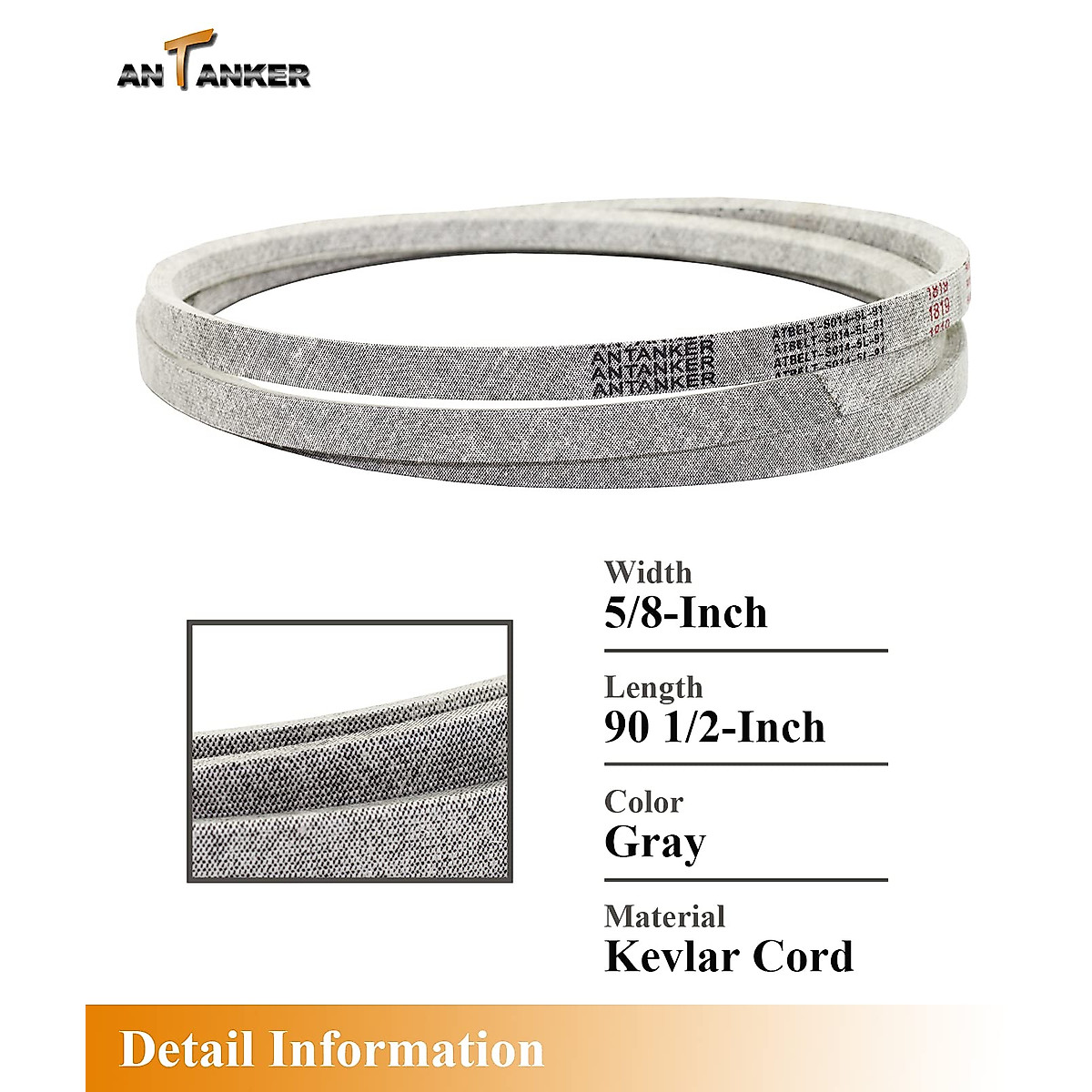 Antanker Drive Belt 954-0467A 754-0467A 11482 Replace for MTD CubCadet for Troy Bilt Lawn Mower Belt