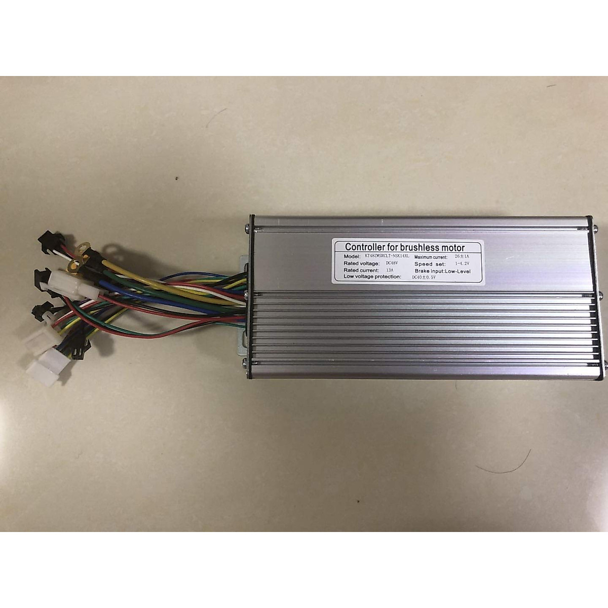NBPOWER 36V/48V 1000W 26A Brushless DC Motor Controller Ebike Controller +KT-LCD8H Color Display One Set，Used for 1000W Ebike Kit.