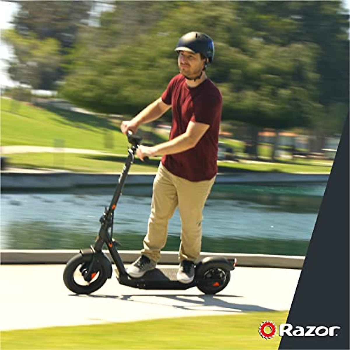 Razor C45 Electric Scooter – Up to 19.9 MPH with Cruise Control, Up to 23 Miles of Range, Foldable and Portable, Bluetooth Wireless Tech Enabled to Connect to Razor E Rides App [Amazon Exclusive]