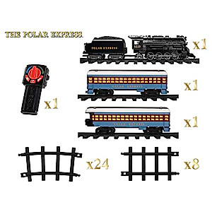Lionel The Polar Express Ready-to-Play Set, Battery-Powered Berkshire-Style Model Train Set with Remote
