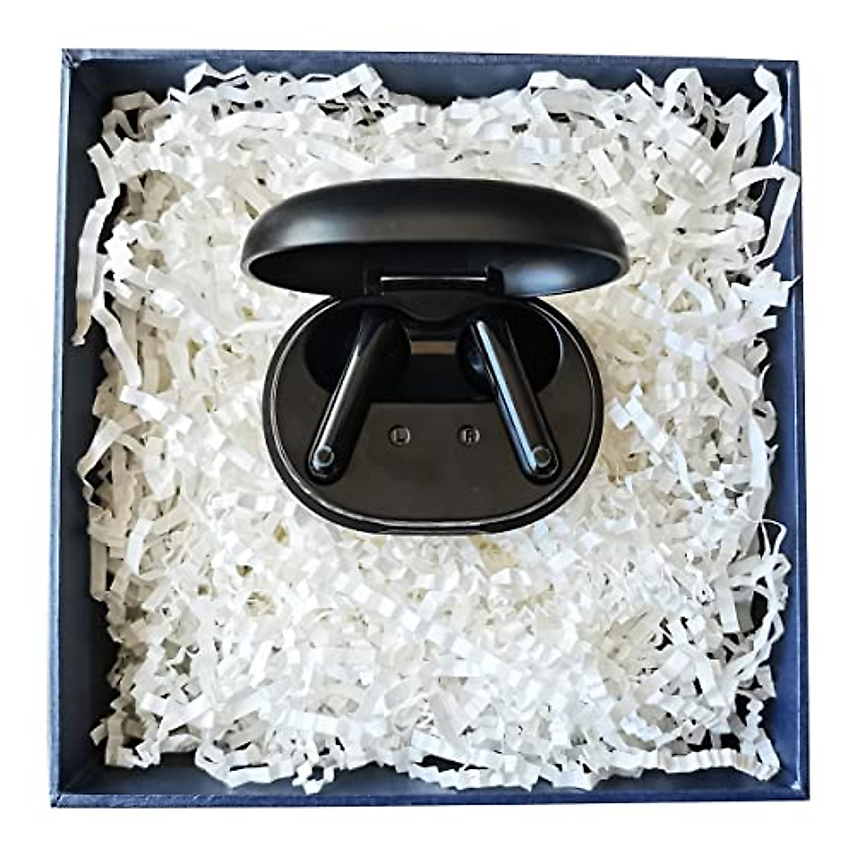 ELENKUPAC Crinkle Cut Paper Filler, 1.1LB White Crinkle Cut Shred Paper Filler for Gift Wrapping and Decoration