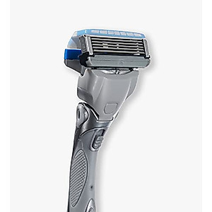 Schick, Hydro Dry Skin Men's 5-Blade Razor Handle + 2 Refill Razor Blades Kit, 1 Count